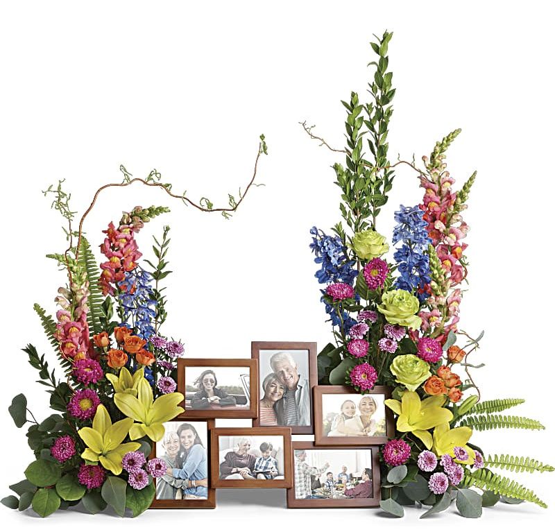 Colorful Reflections Funeral Collection By Teleflora h4018 | Funeral ...